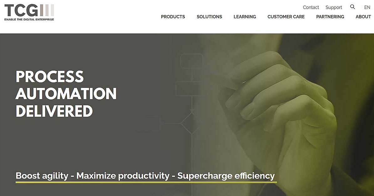 TCG Process: TCG Process: Enable the Digital Enterprise