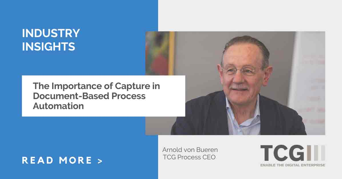 TCG Process: Importance of Capture in Process Automation | TCG Process